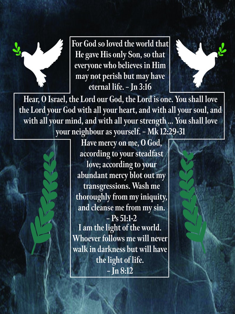 Proverb Cross - Etsy