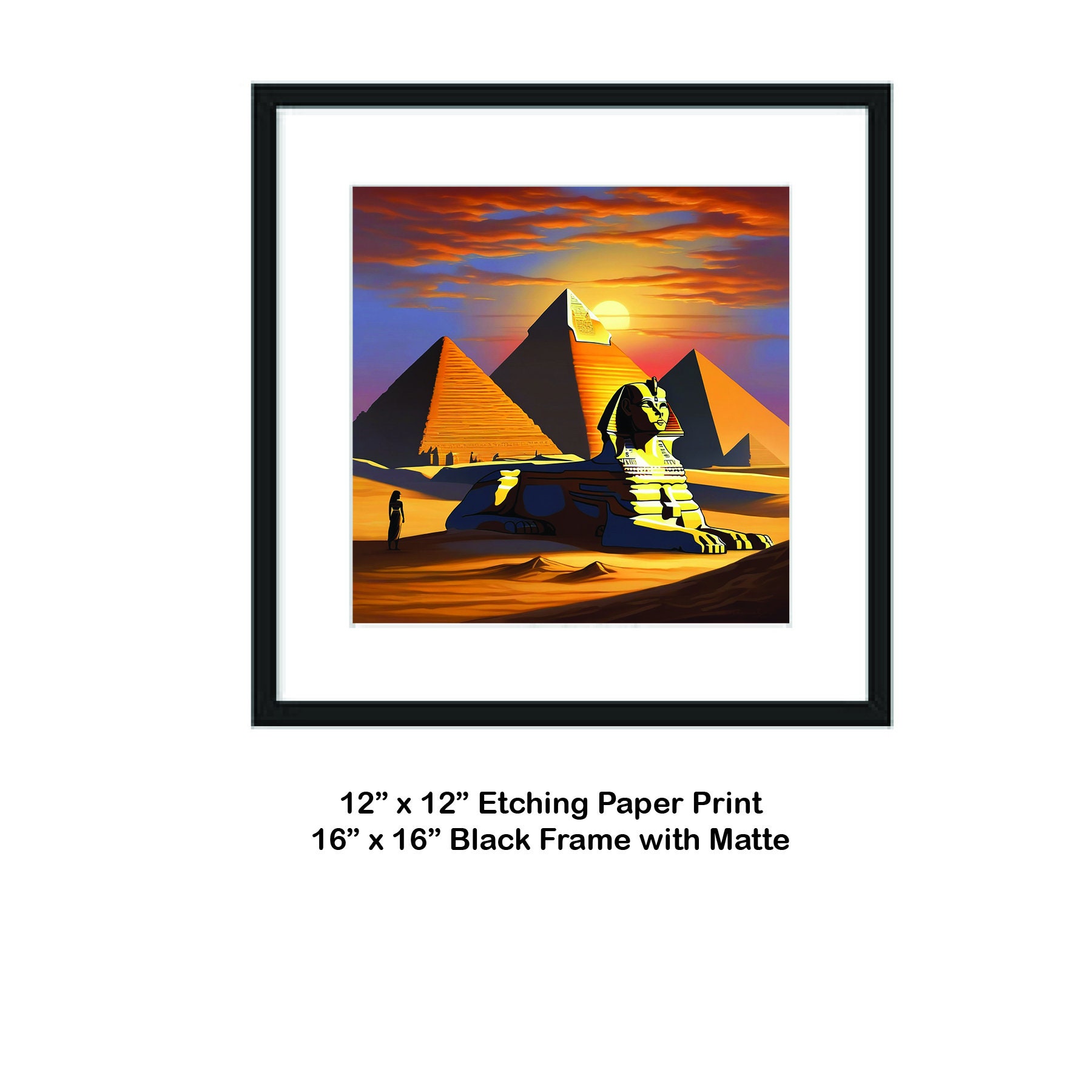 Sphinx and Pyramids Version 2 - Etsy