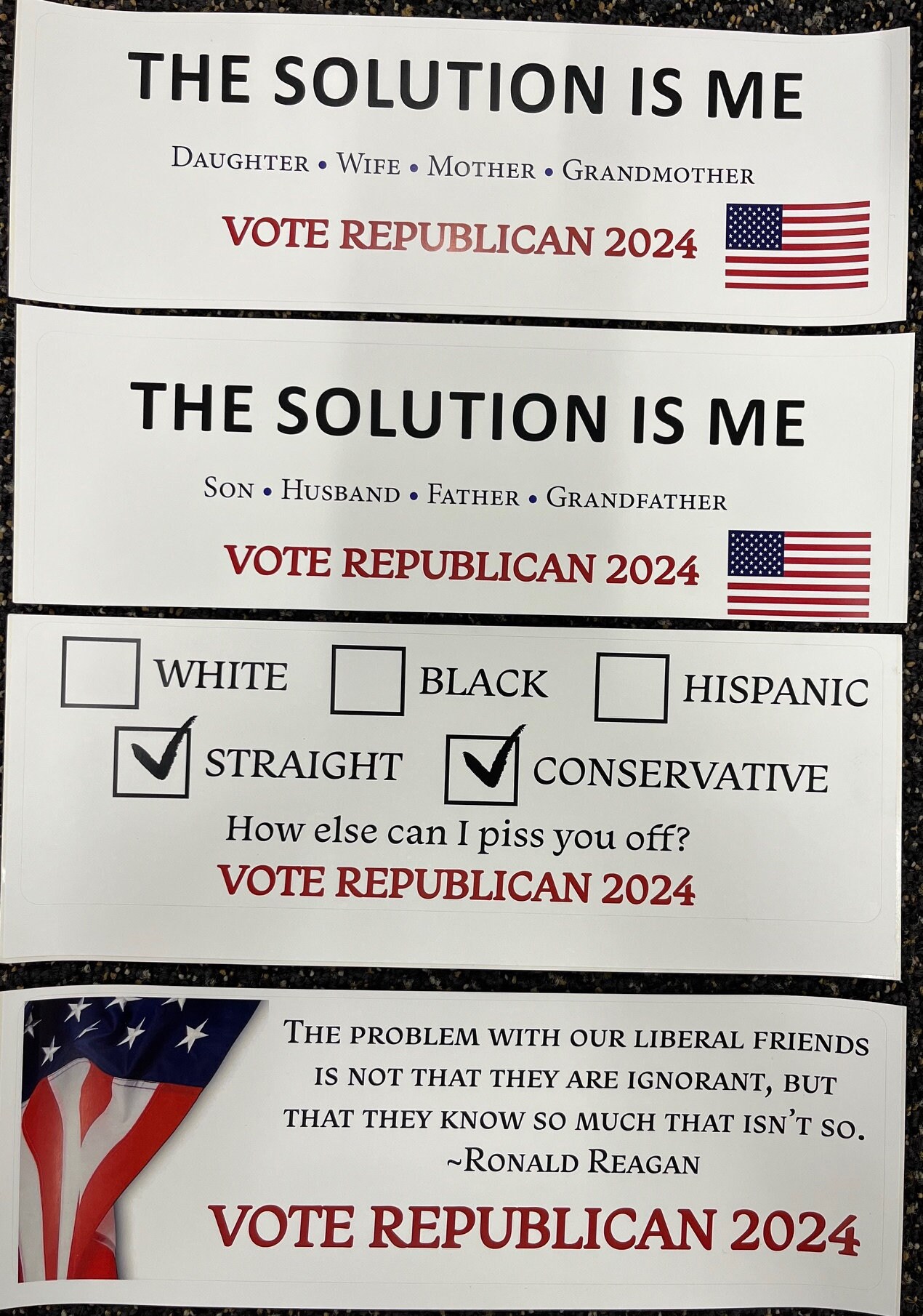 Conservative Bumper Stickers mix & Match - Etsy