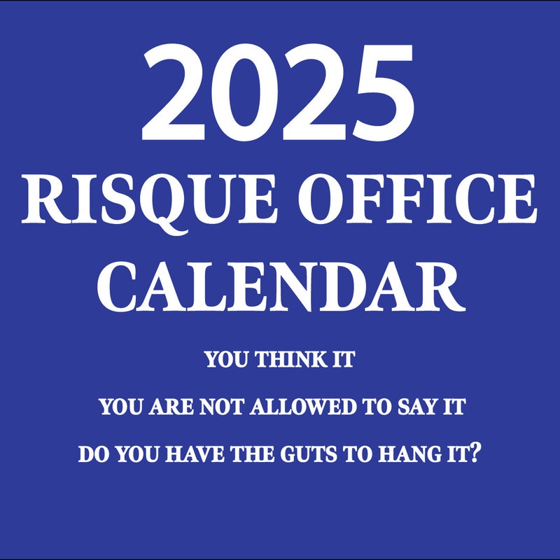 2025 Rude Calendar - Etsy