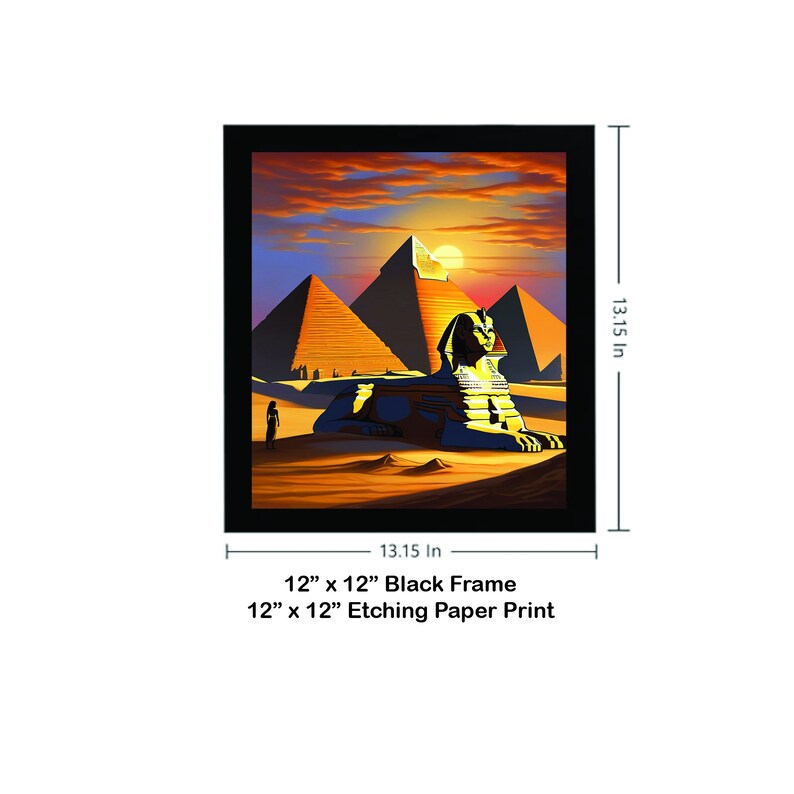 Sphinx and Pyramids Version 2 - Etsy