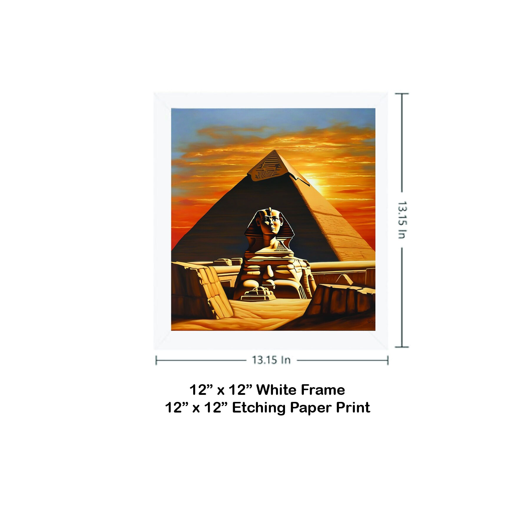 Sphinx and Pyramids Version 1 - Etsy