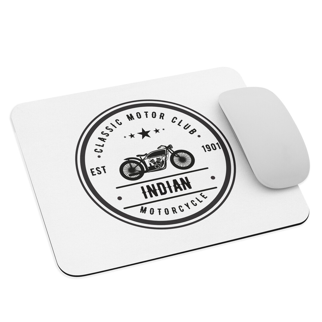The Classic Indian Motorcycle Mouse Pad - Etsy