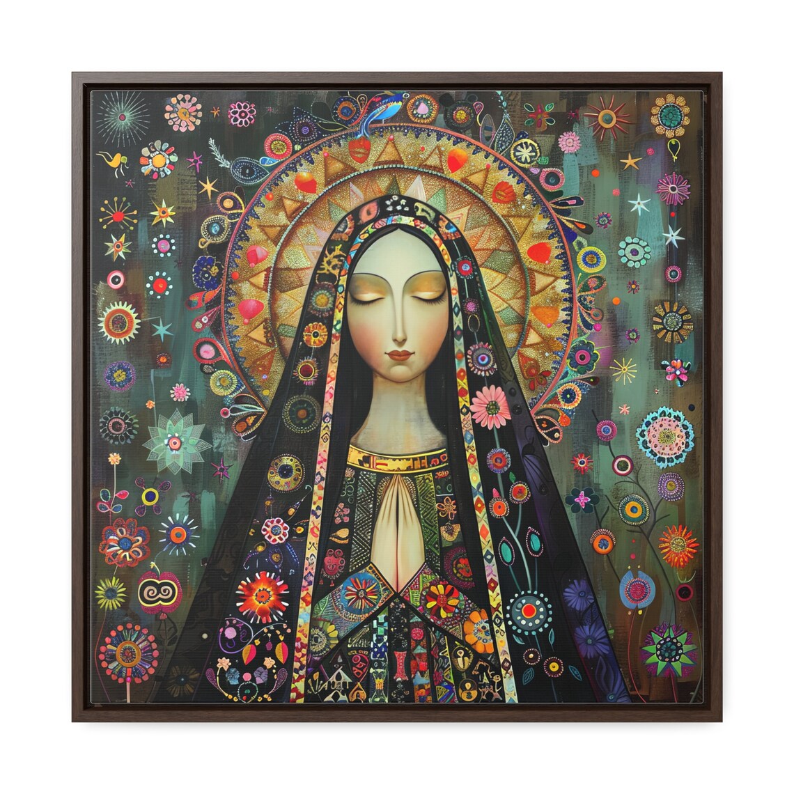 Mary's Prayerful Repose / El Reposo Orante De María - Original Catholic ...