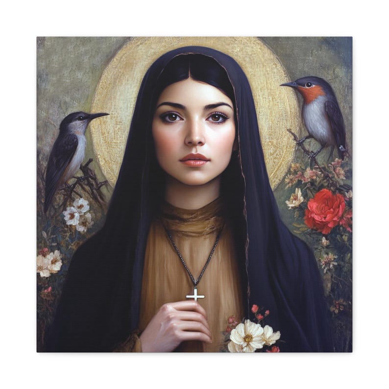 Saint Kateri Tekakwitha Art Print: Lily of the Mohawks - Etsy