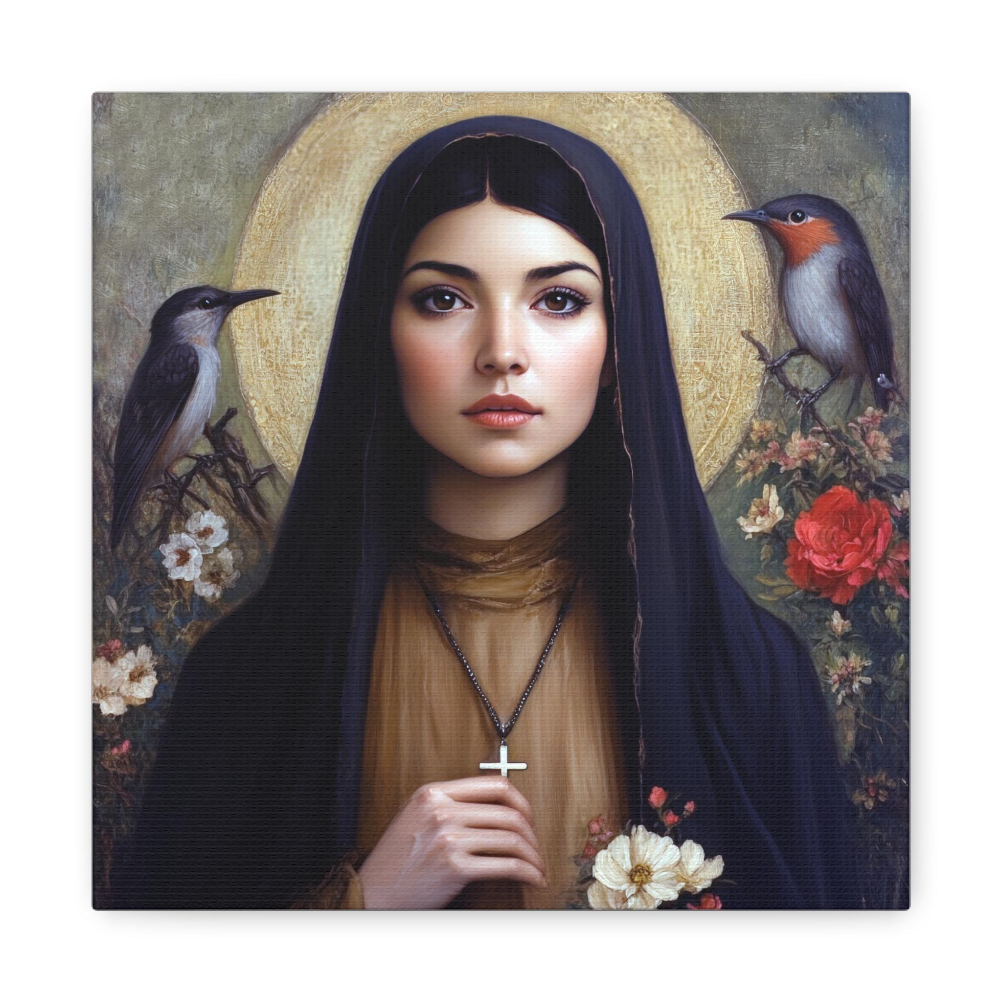 Saint Kateri Tekakwitha Art Print: Lily of the Mohawks - Etsy