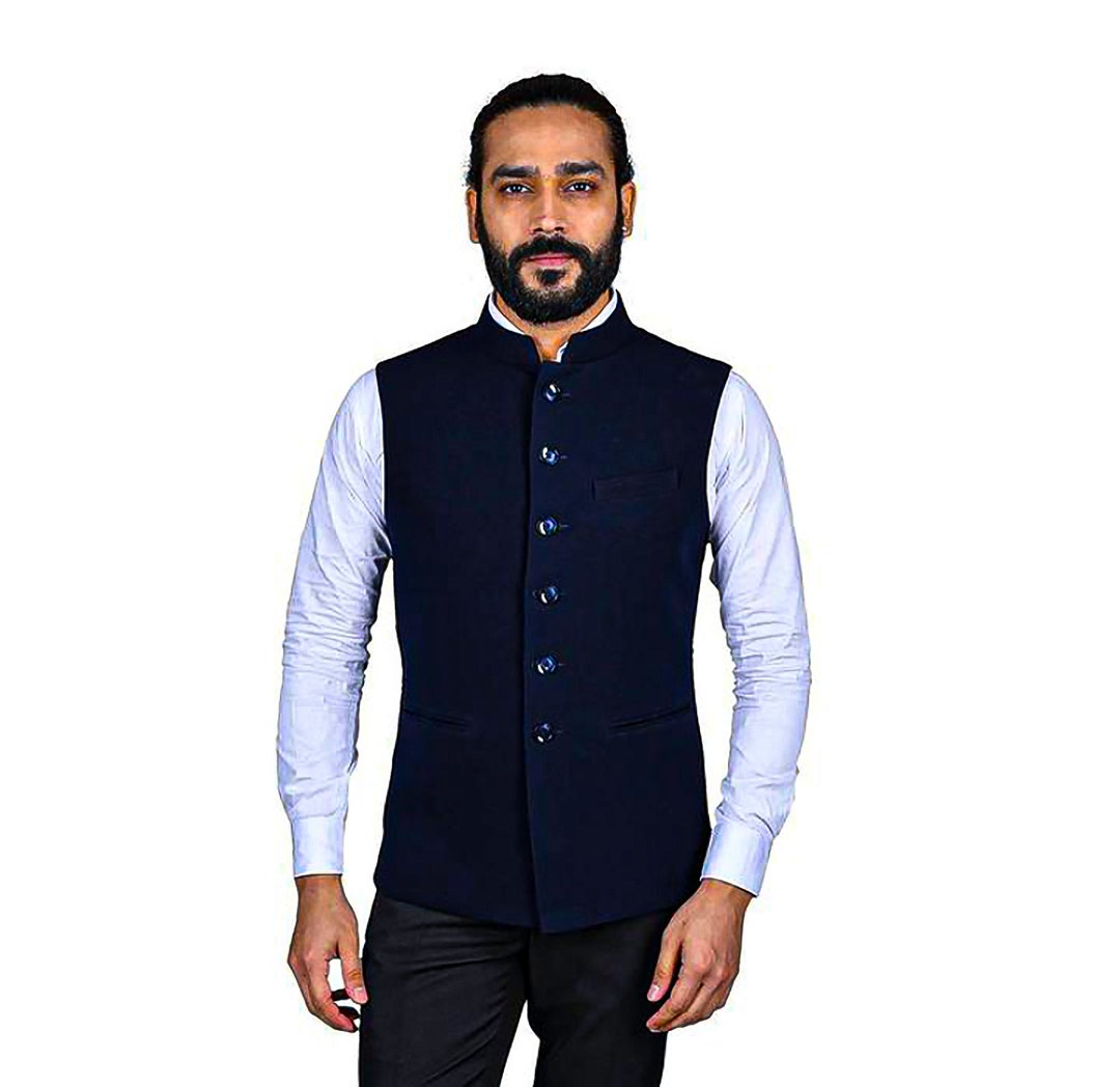 Handmade Nehru Jacket Solid for Men Modi Jacket for Men - Etsy