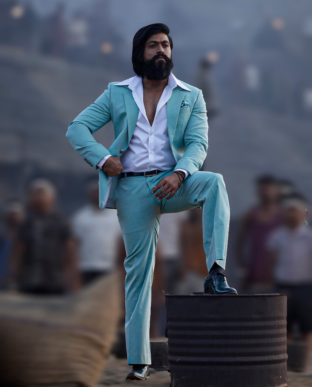 Men's Turquoise 3 Piece Suits/ Slim Fit Suits/ Wedding Groom Suit ...