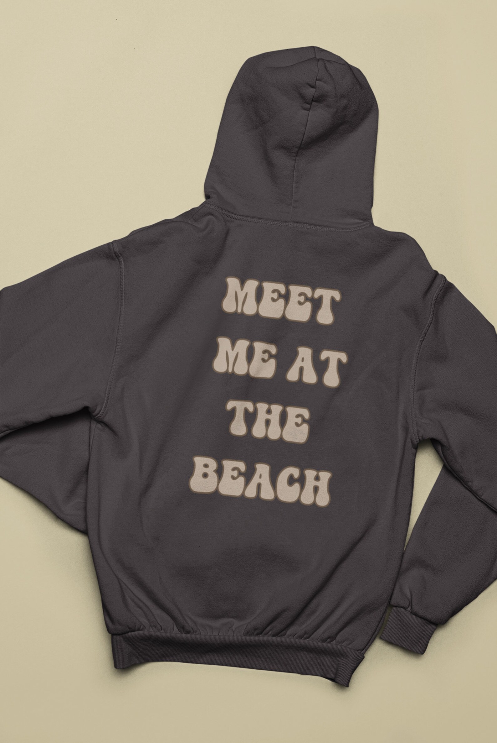 Meet Me at the Beach Oversize Hoodie Beach Hoodie Trendy - Etsy