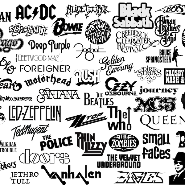 Rock Band Stickers - Etsy