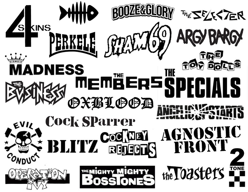 OI Ska Skinhead Decal Sticker Trojan Punk Specials 2 Tone Madness Dr ...