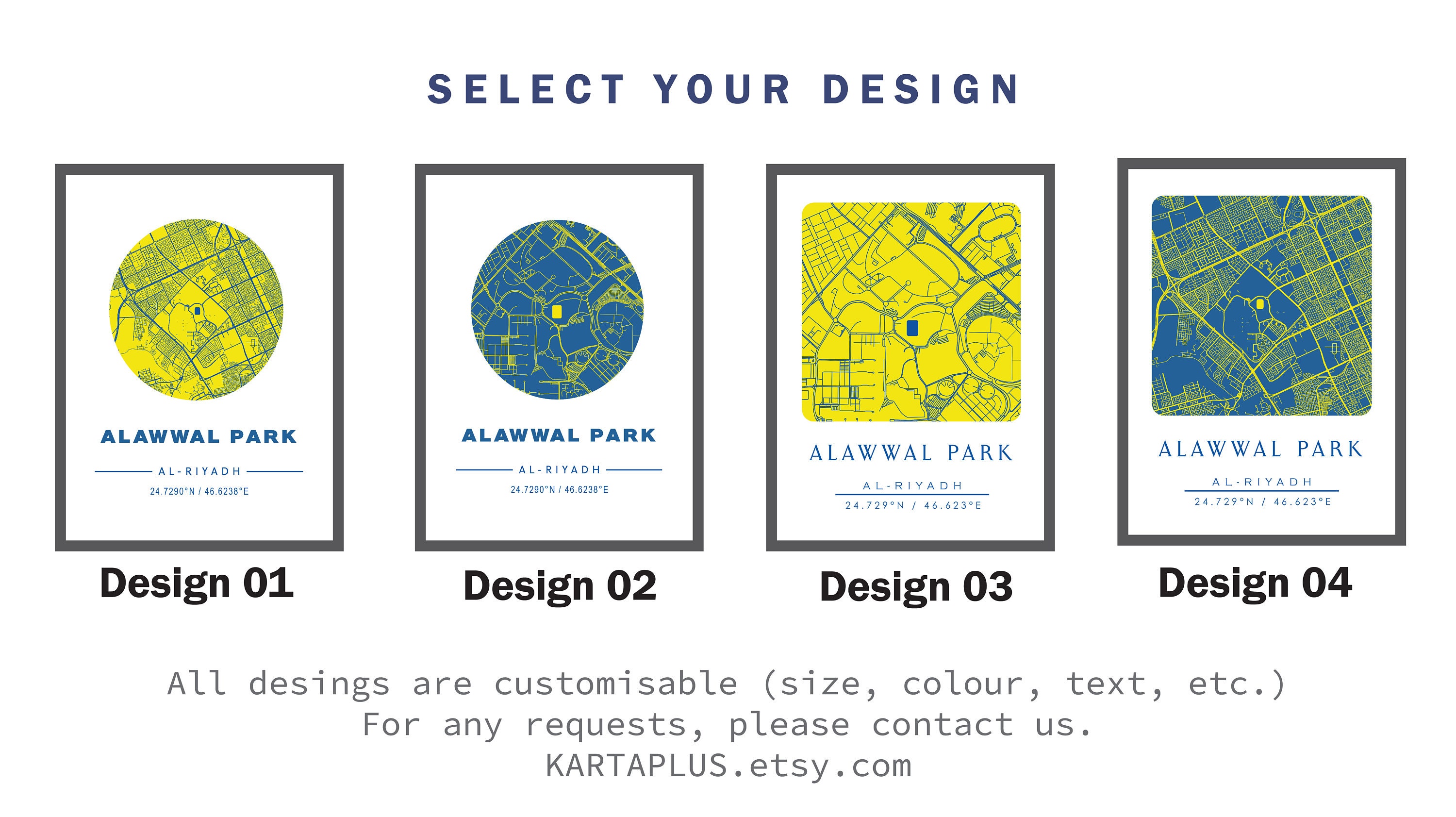 ALAWWAL Park Stadium Poster Al-nassr FC Location Map - Etsy