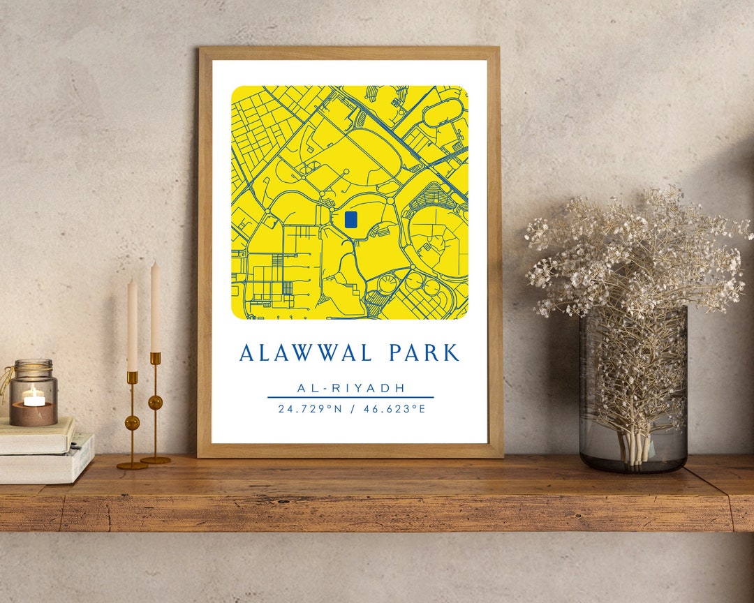 ALAWWAL Park Stadium Poster (digital File Download), Al-nassr FC ...