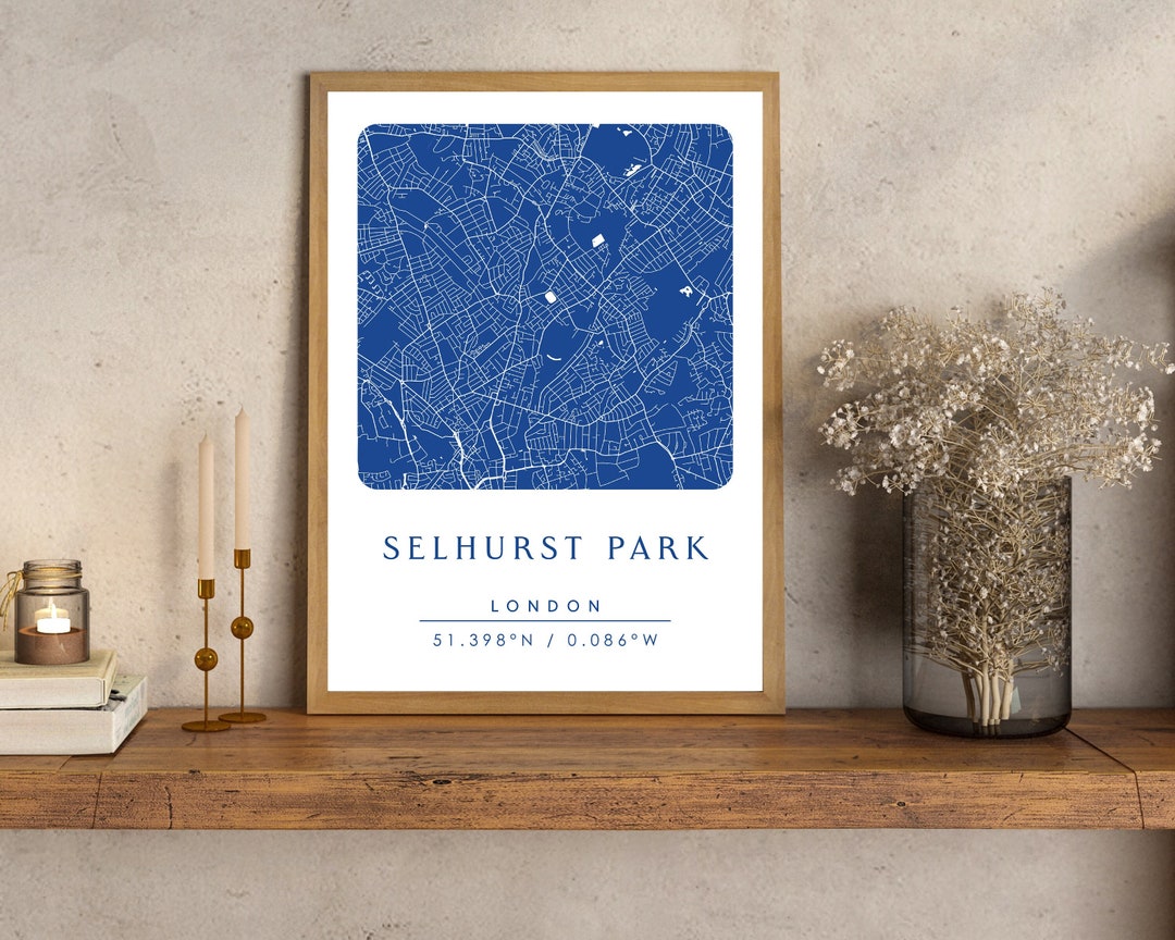 Selhurst Park Stadium Poster (digital File Download), Crystal Palace FC ...