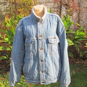 WRANGLER AUTHENTIC Jacket / Rare Jacket Vintage / Jacket With Fur ...