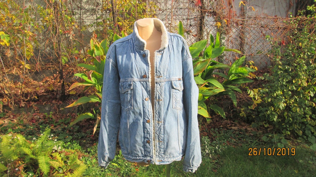 WRANGLER AUTHENTIC Jacket / Rare Jacket Vintage / Jacket With Fur ...