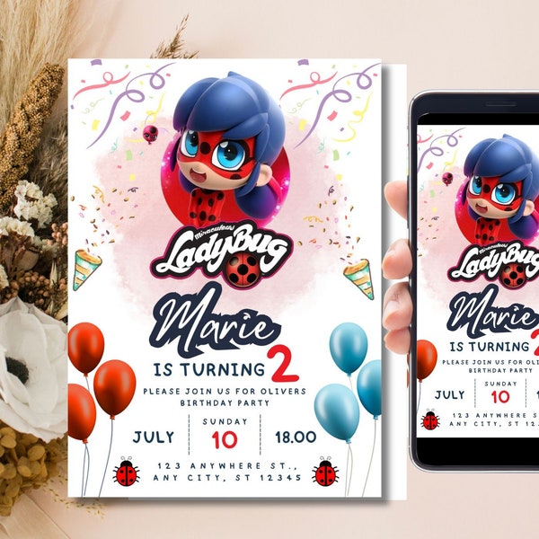 Miraculous Ladybug Party Supplies - Etsy