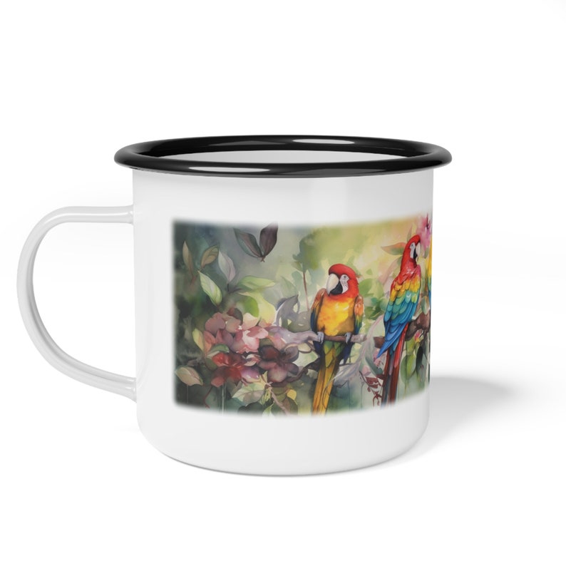 Squawk and Sip: Unleash the Parrot in You With Our Vibrant Camping Mug ...