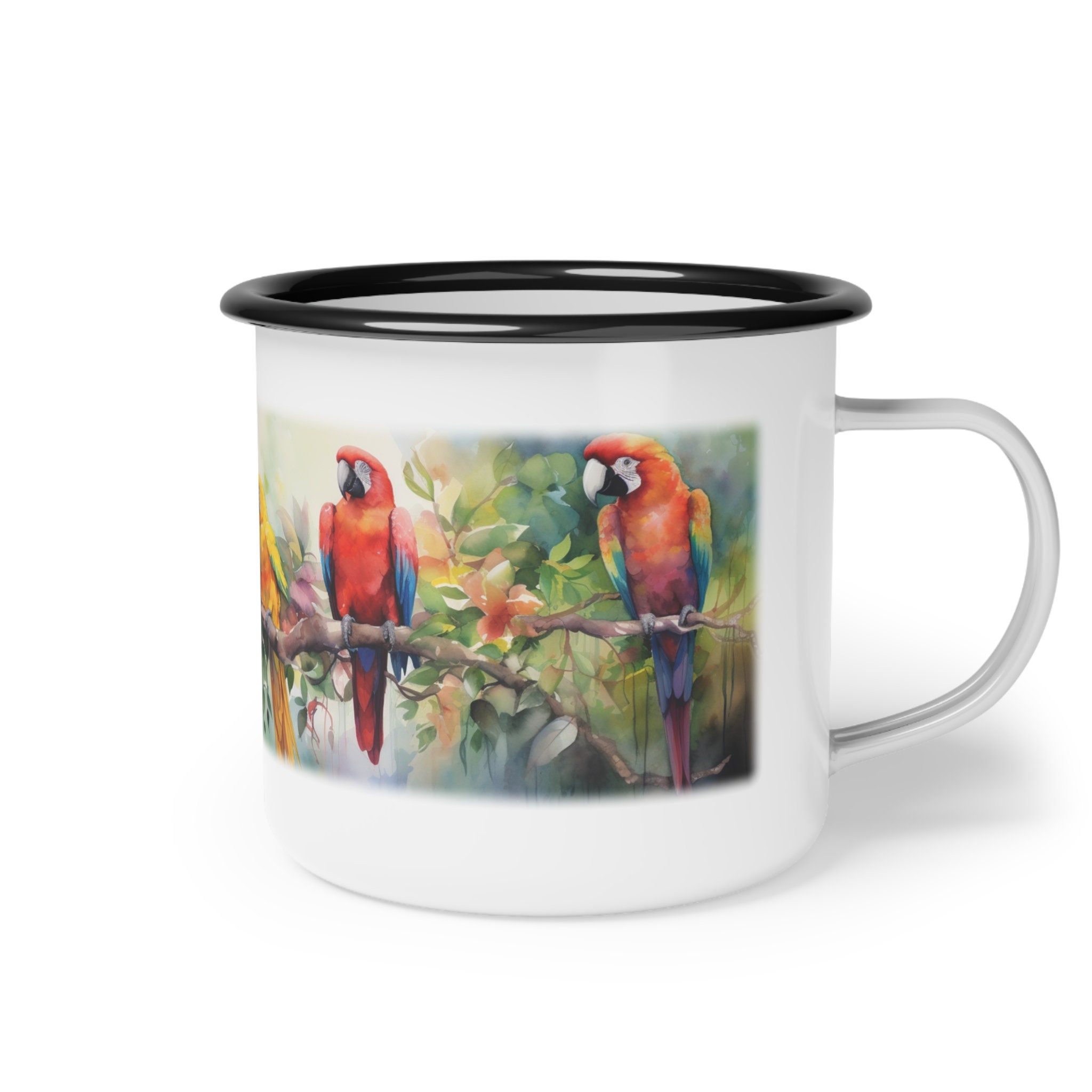Squawk and Sip: Unleash the Parrot in You With Our Vibrant Camping Mug ...