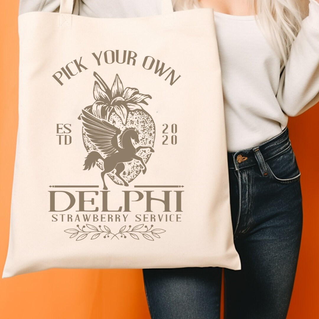 Percy Jackson Tote Percy Jackson Bag Pick Your Own Delphi Strawberry ...