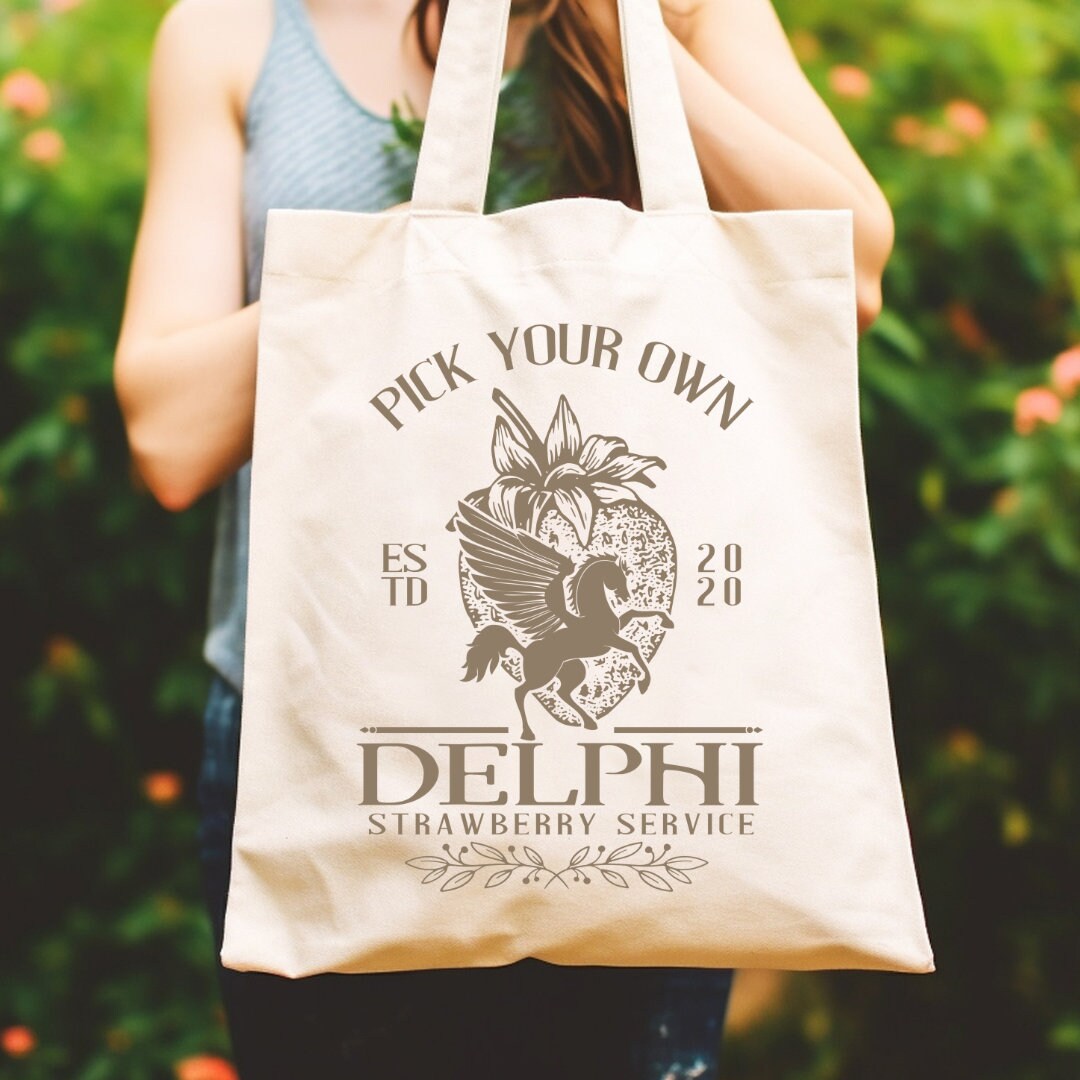 Percy Jackson Tote Percy Jackson Bag Pick Your Own Delphi Strawberry ...