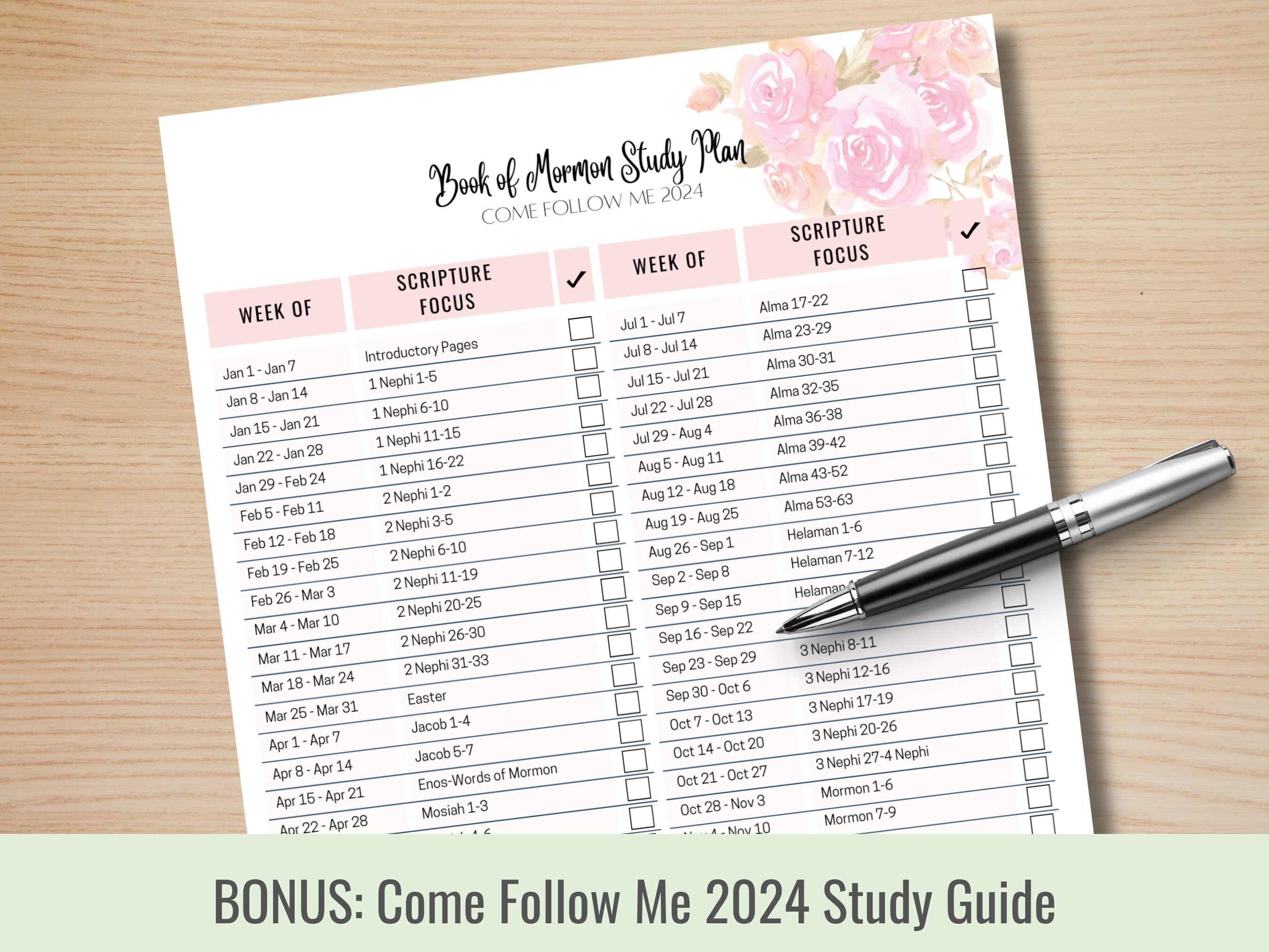 Book of Mormon Reading Chart | New Testament Reading Chart | Old ...