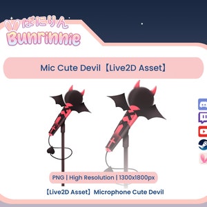 Mic Cute Devil【live2d Asset】 - Etsy