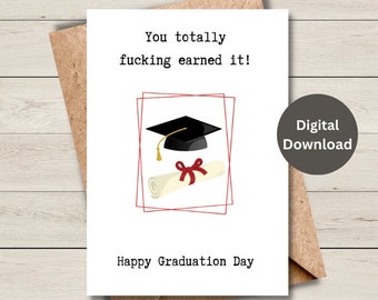 Printable Birthday Card, Printable Birthday Day Card Funny, Digital ...