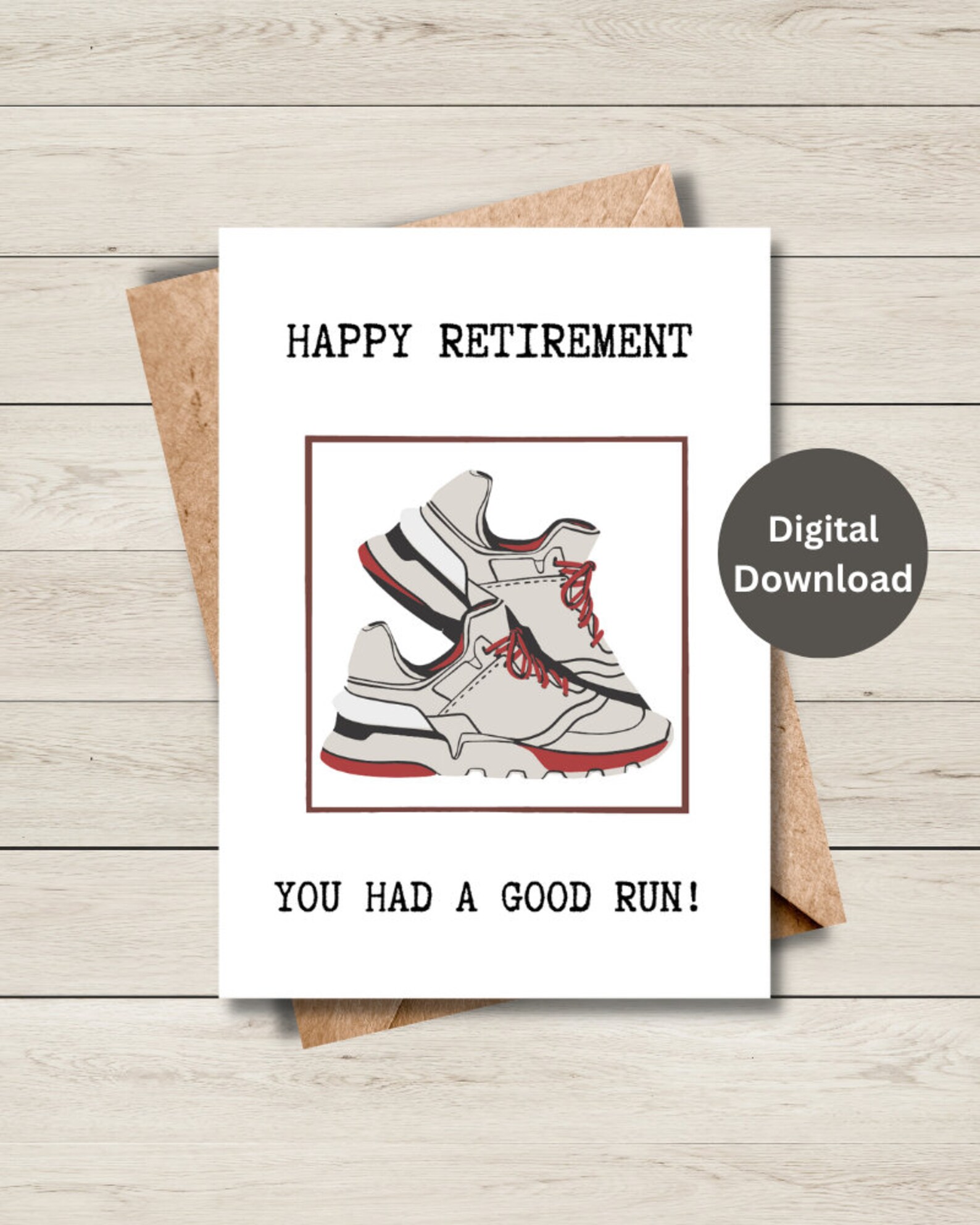 Printable Retirement Card, Printable Retirement Card Funny, Digital ...