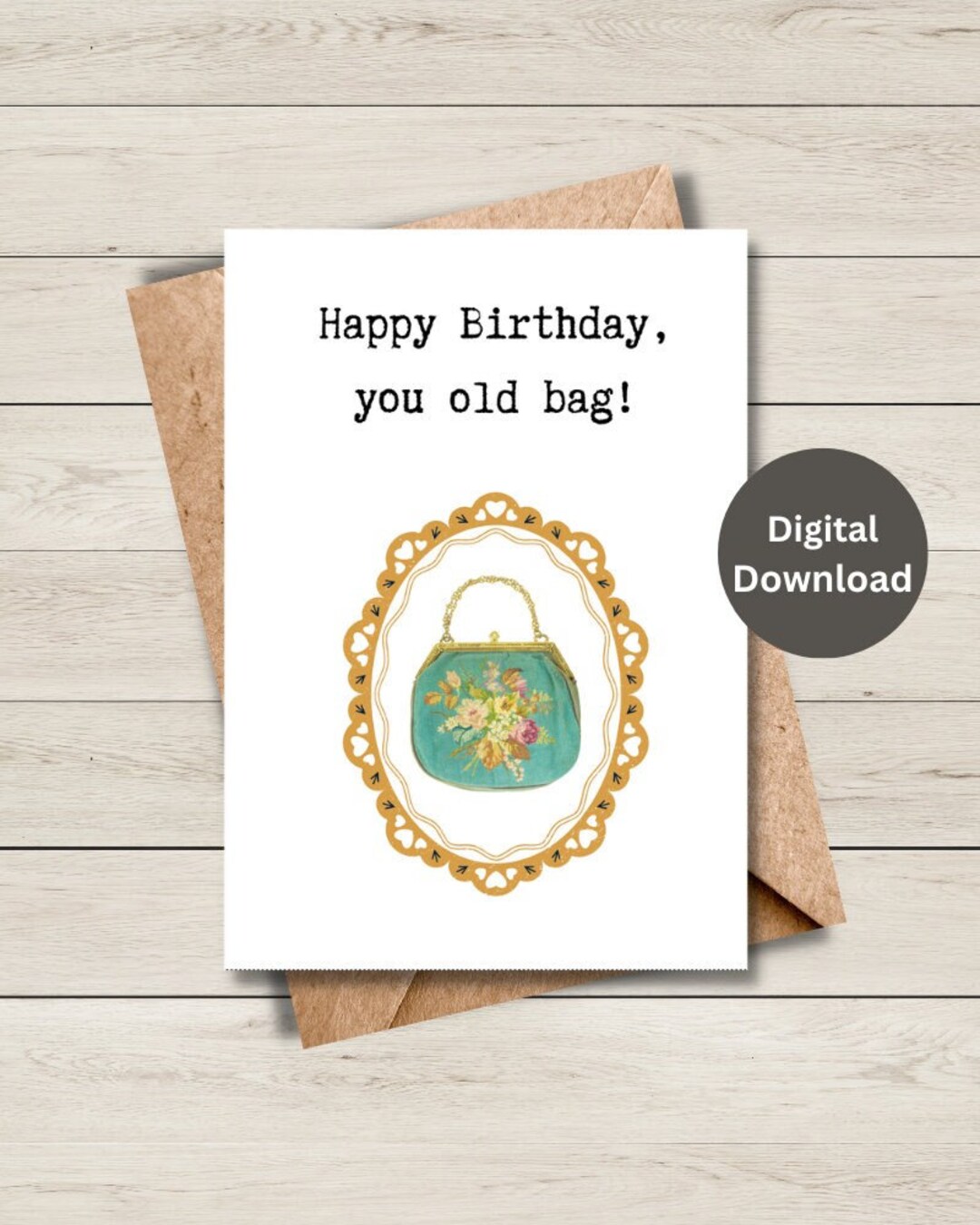 Printable Birthday Card, Printable Birthday Day Card Funny, Digital ...