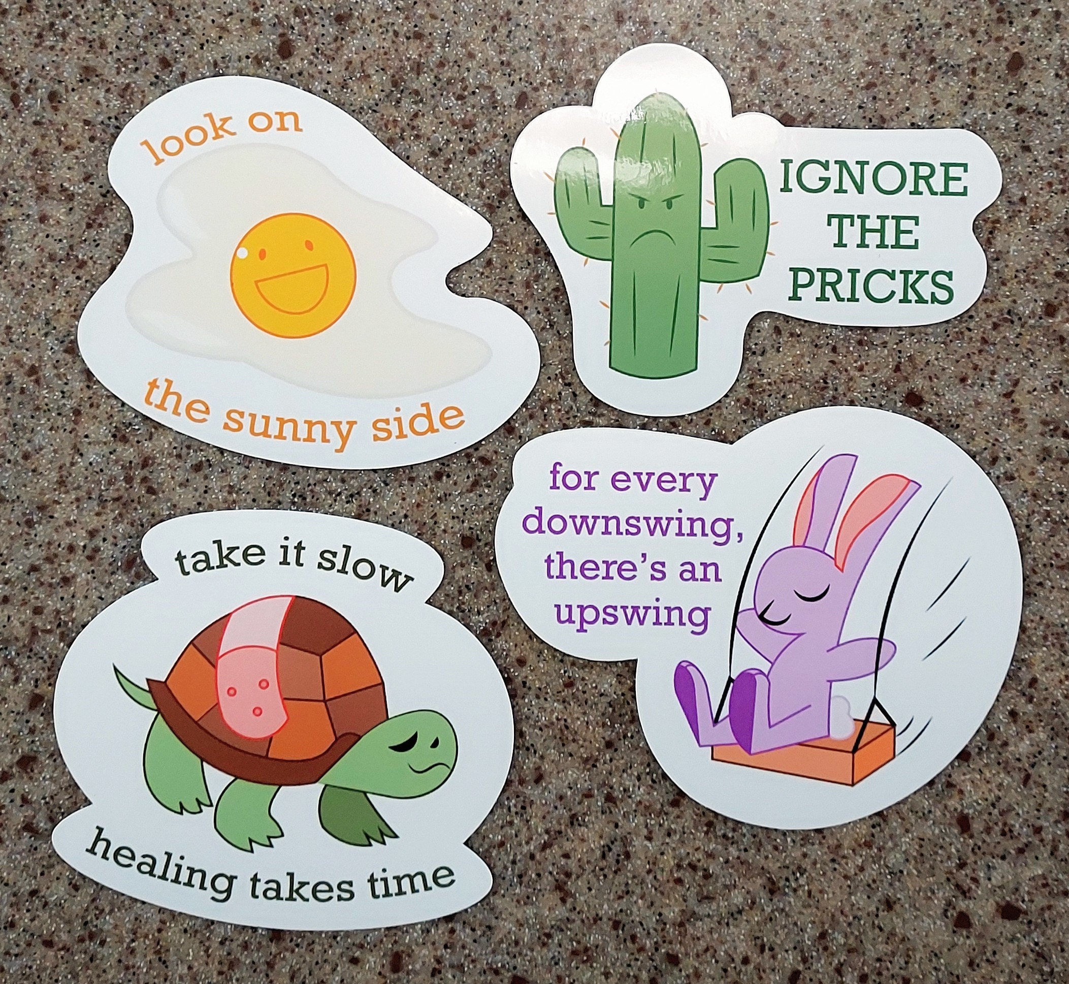 Mental Health Positivity Sticker Pack - Etsy