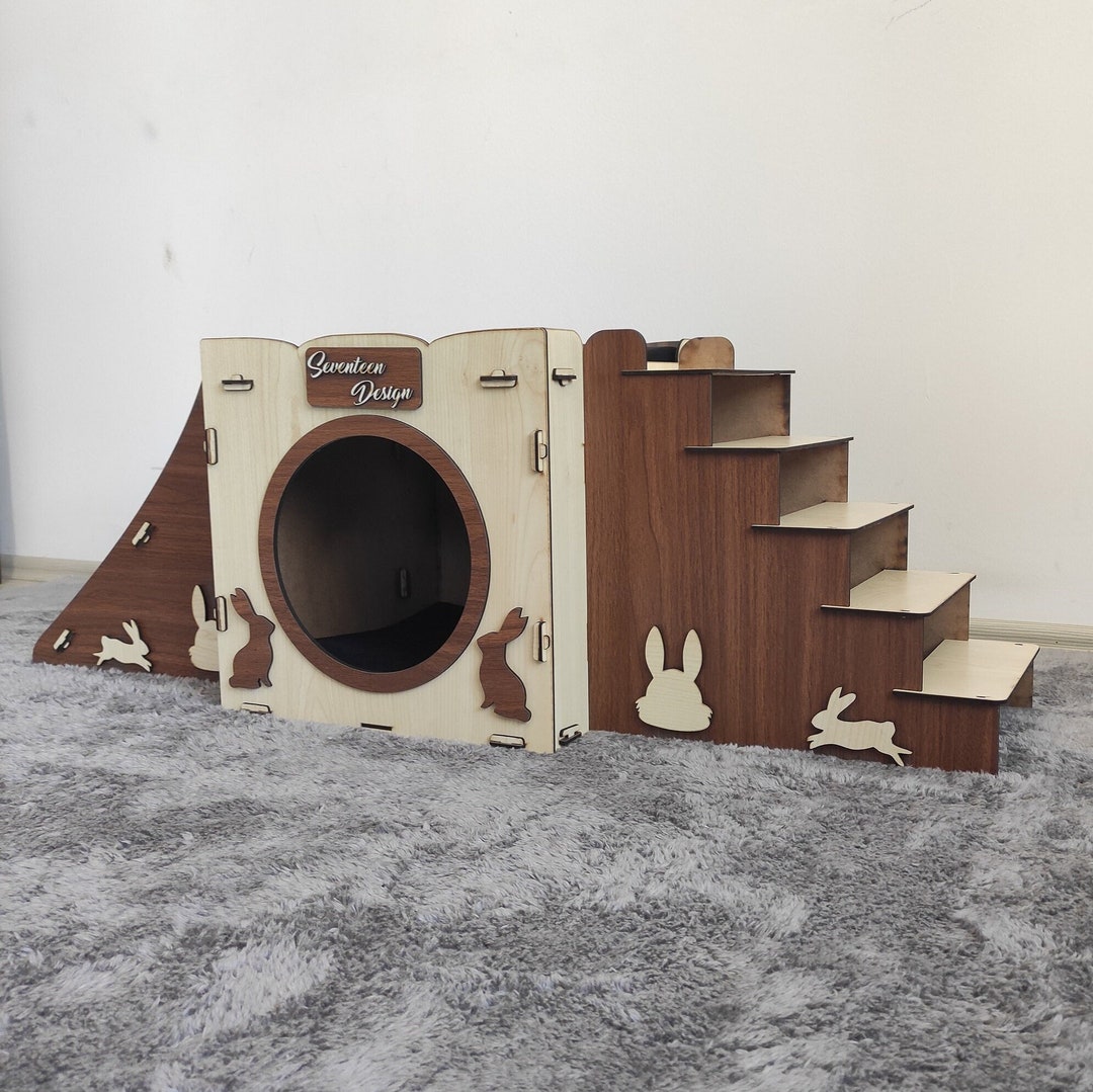 Wooden Rabbit Castle, Rabbit House,modern Rabbit House,rabbi T Castle ...