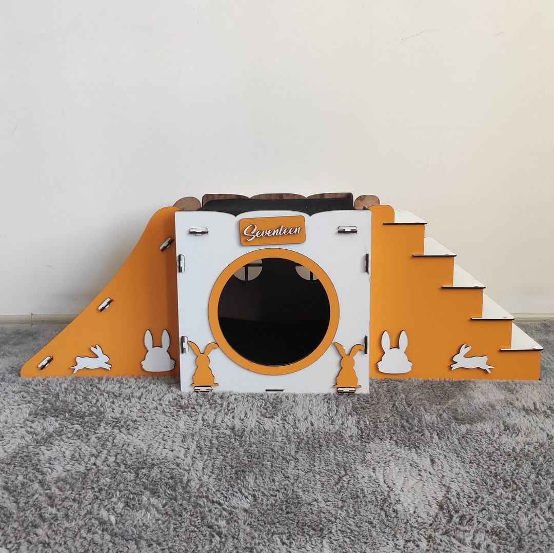 Modern Rabbit House, Wooden Rabbit Castle, Rabbit House, Rabbit Castle ...