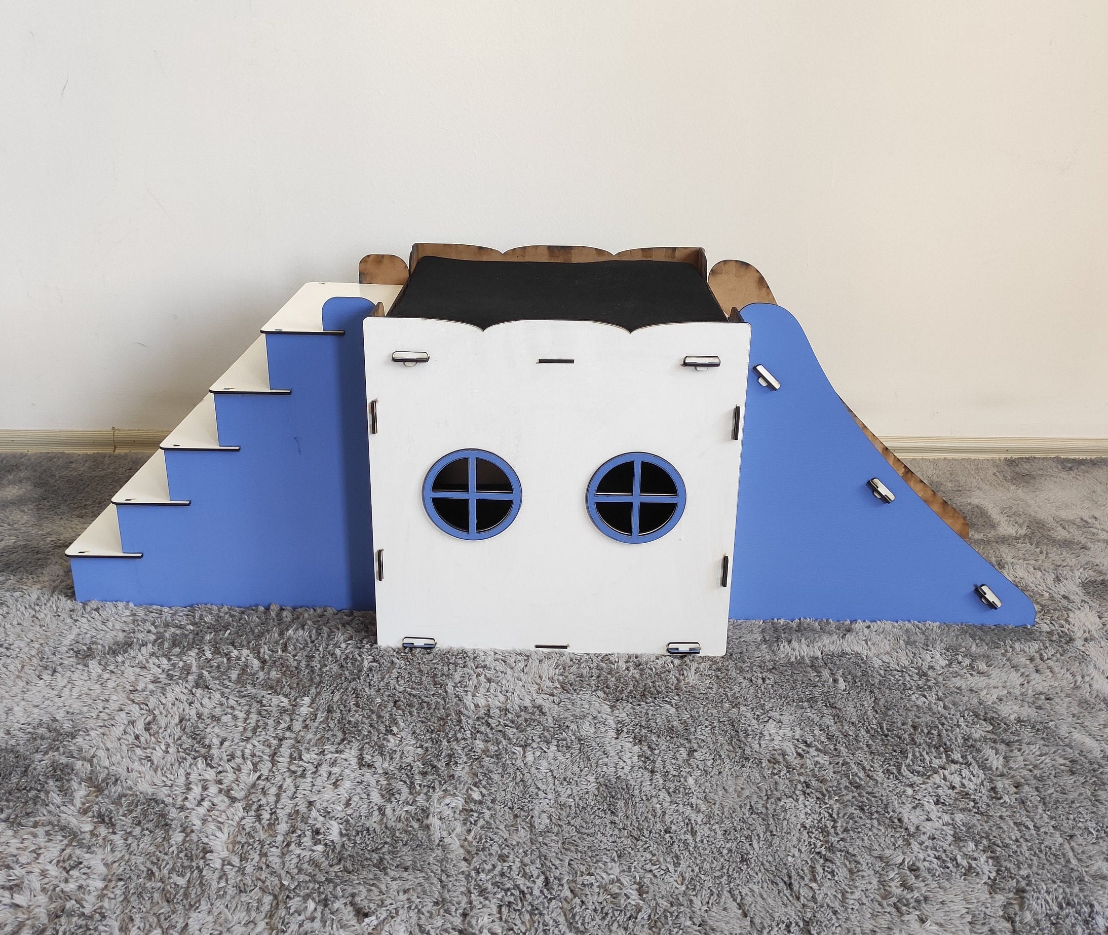 Modern Rabbit House Wooden Rabbit Castle Rabbit House - Etsy