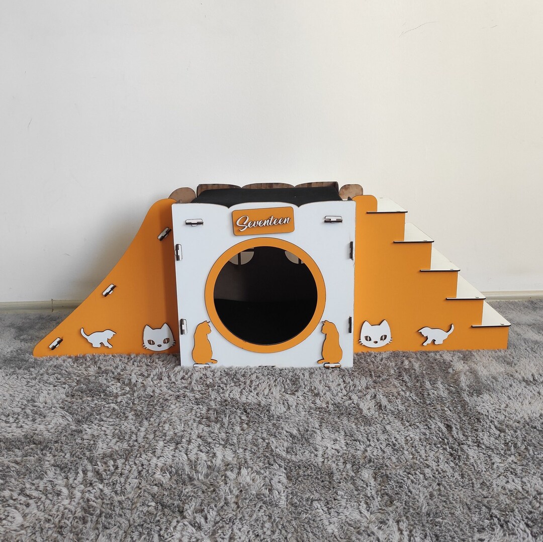Modern Cat House, Wooden Cat Castle, Cat House, Cat Castle, Cat Nest ...
