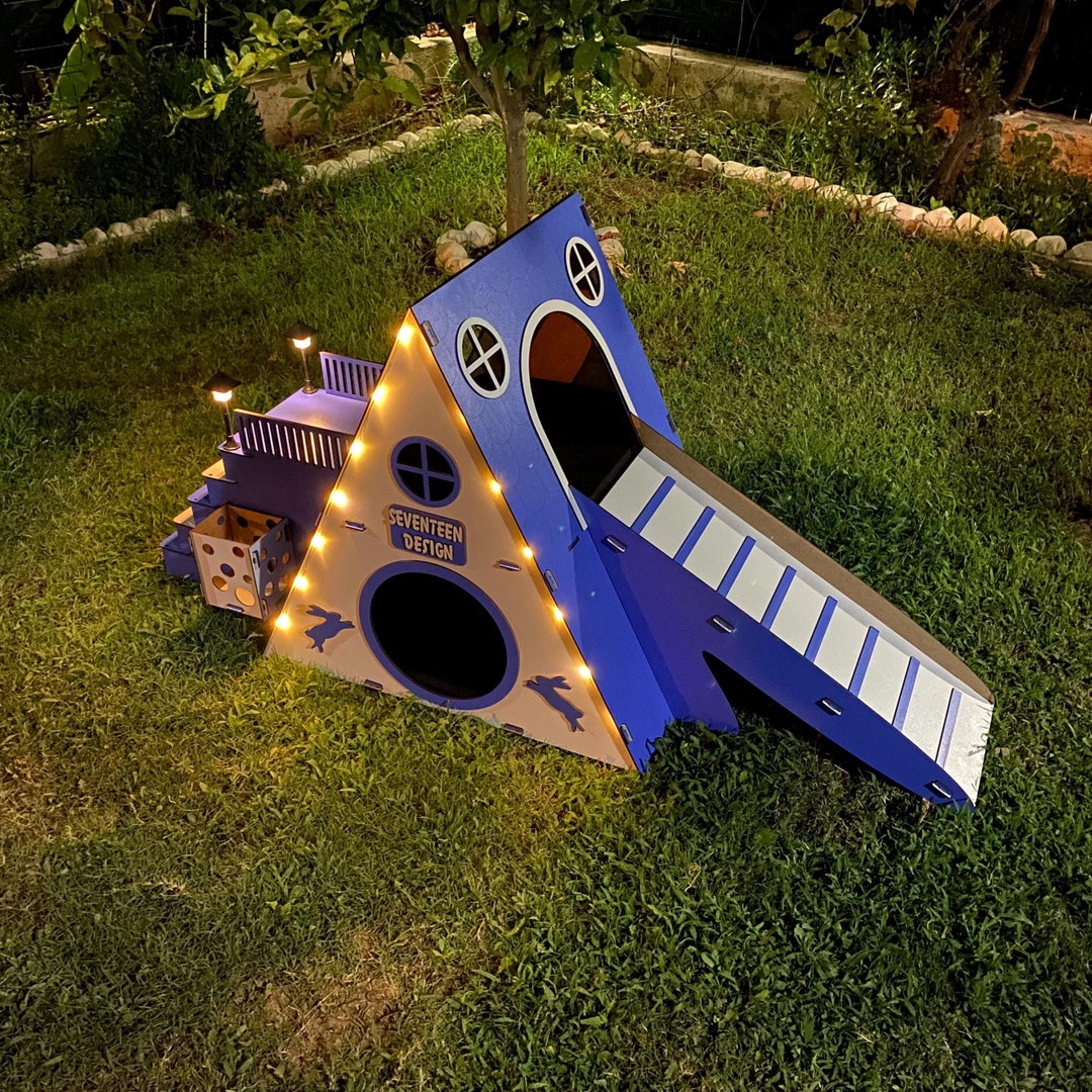 Modern Rabbit House, Indoor Rabbit Castle, Rabbit Furniture, Extra ...