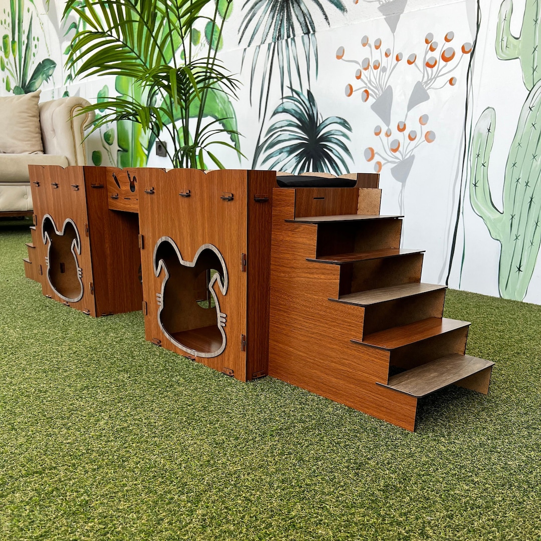 Modern Rabbit House, Wooden Rabbit Castle, Rabbit House, Rabbit Castle ...