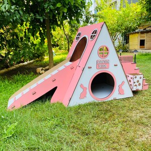 Modern Rabbit House, Indoor Rabbit Castle, Rabbit Furniture, Extra ...