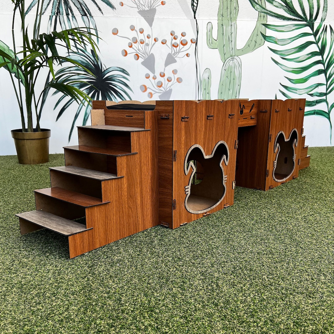 Modern Rabbit House, Wooden Rabbit Castle, Rabbit House, Rabbit Castle ...