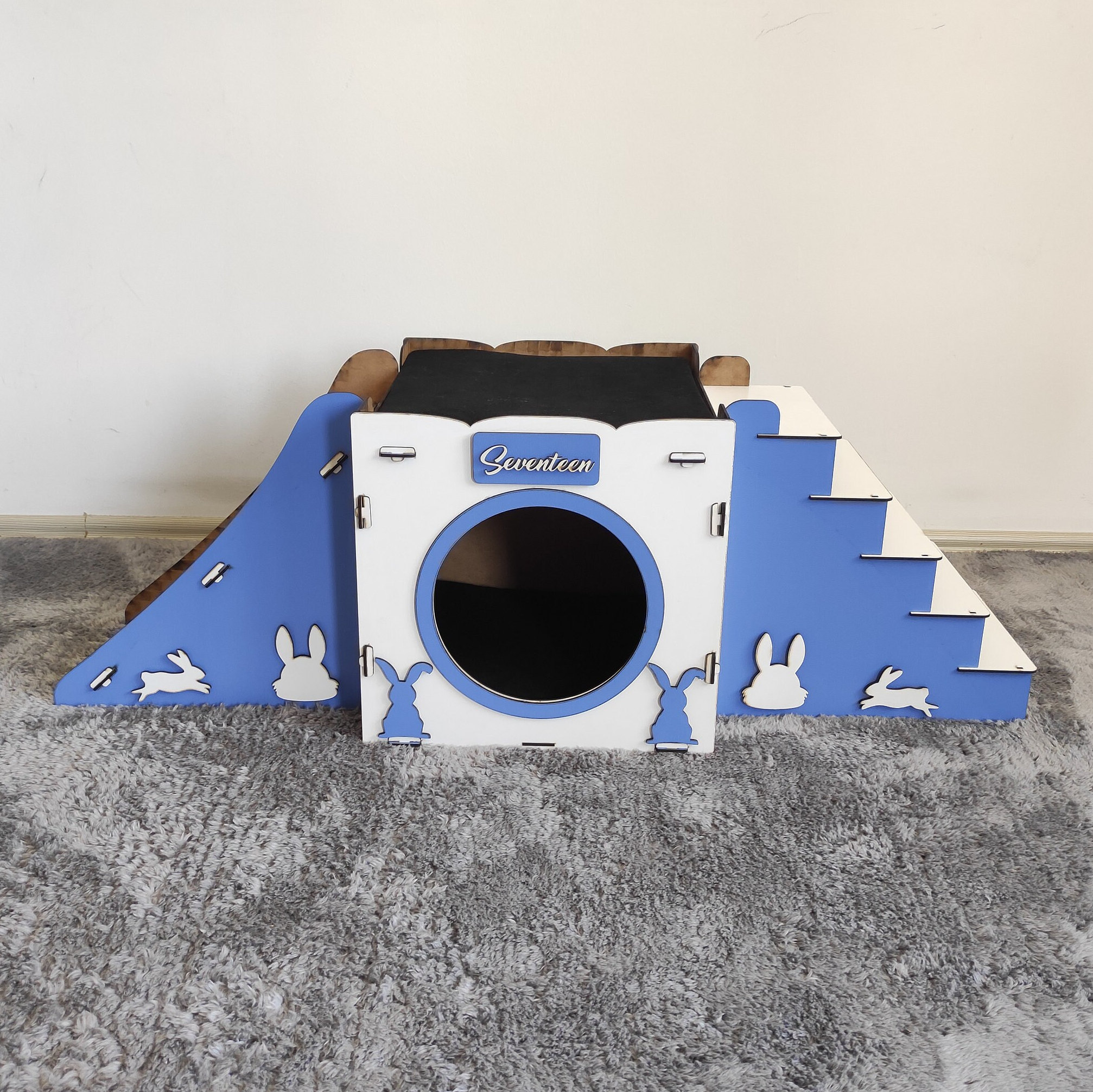 Modern Rabbit House Wooden Rabbit Castle Rabbit House - Etsy