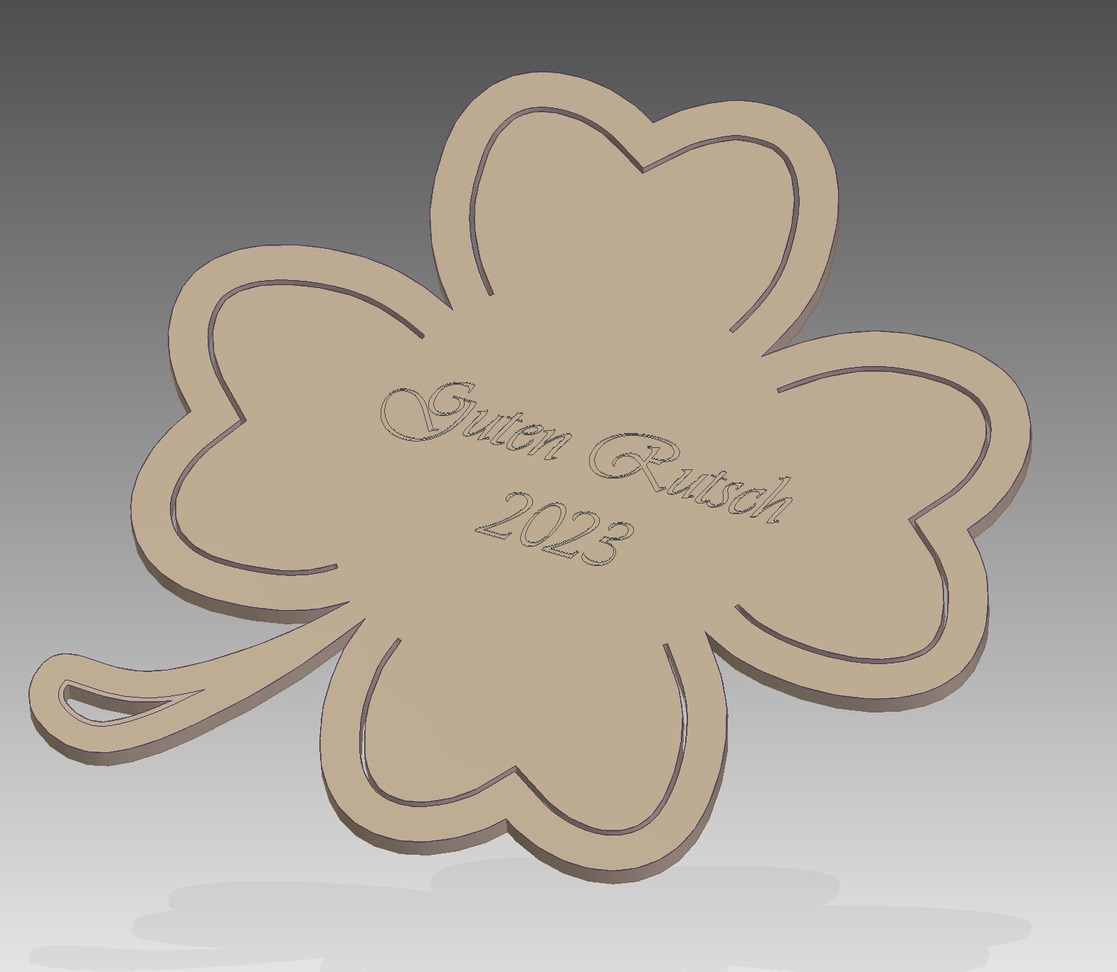 Laser Cut Clover Coaster - Etsy
