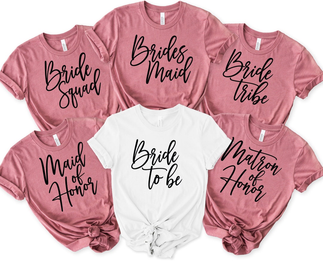 Bachelorette Party Shirts, Bridal Party Shirts, Bride T Shirt ...