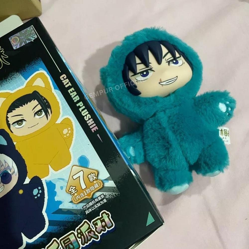 Goju Satoru Jujutsu Kaisen EAKI Plushie Cat Ear Toys Blind Box ...