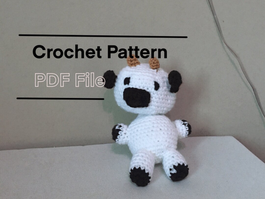 Cute Cow Crochet Pattern, Crochet Plush (PDF PATTERN ONLY) - Etsy