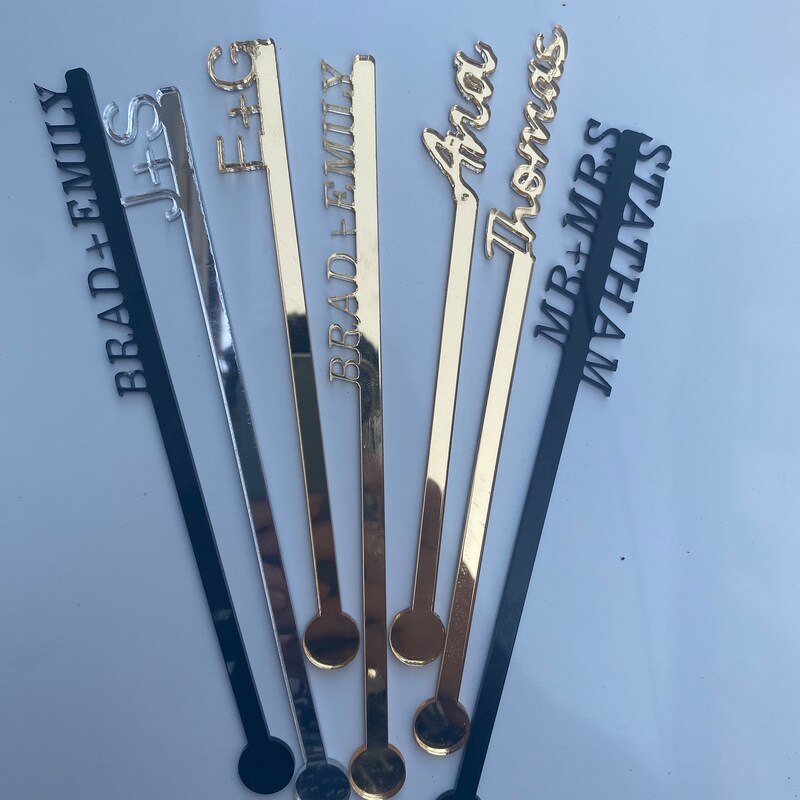 Acrylic Stirrers - Etsy