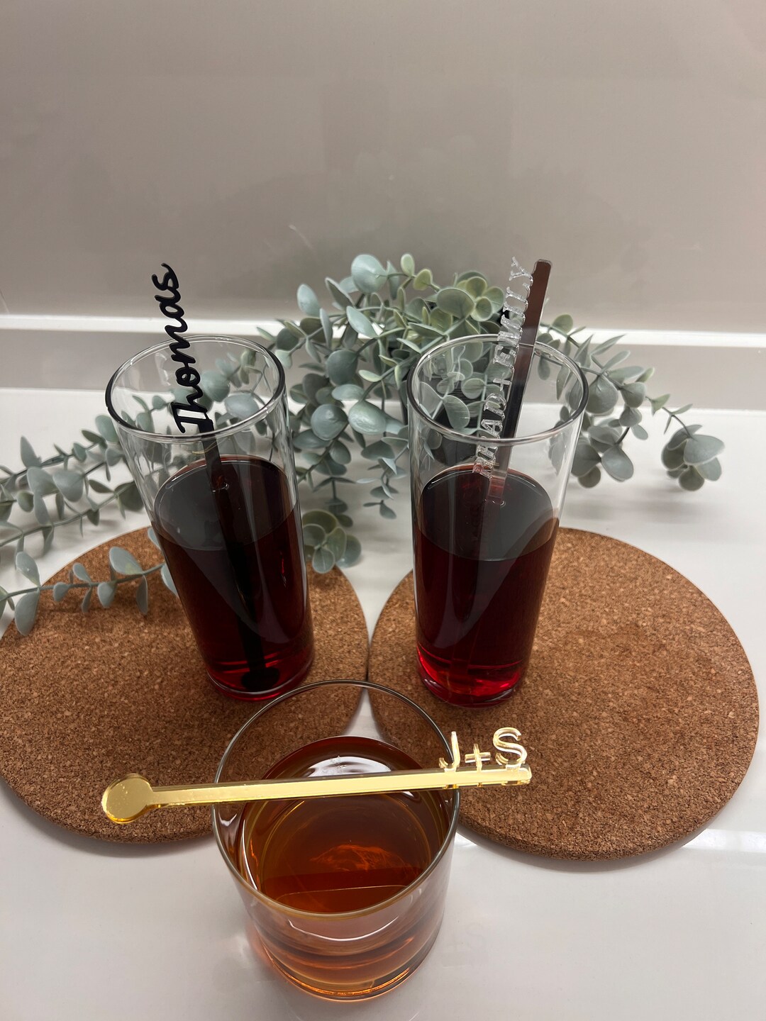 75 Wedding Stirrers Logo Bachelorette Party Decorations Drink Stirrers ...