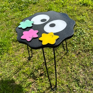 Soot Sprite Studio Ghibli Inspired Resin Table With Star Candy Coasters ...