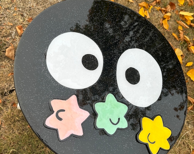 Studio Ghibli Soot Sprite Table and Coasters - Etsy
