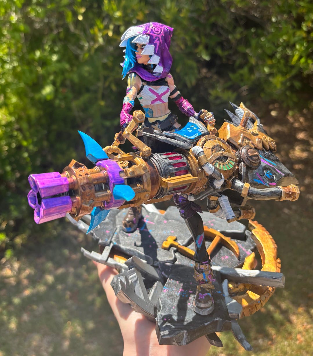Arcane Inspired Jinx Hand Painted 3D Printed Model - Etsy