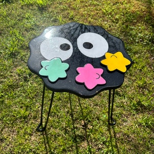 Soot Sprite Studio Ghibli Inspired Resin Table With Star Candy Coasters ...